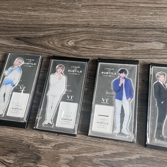 Bts | Other | Bts X Vt Latelier Des Subtils Official 7 Acrylic Figuresmembers | Poshmark
